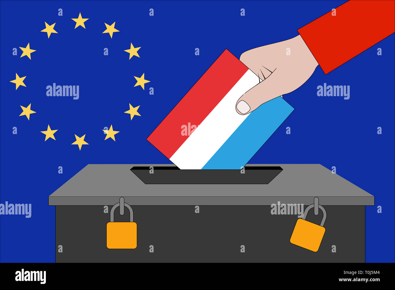 European union ballot box hi-res stock photography and images - Alamy
