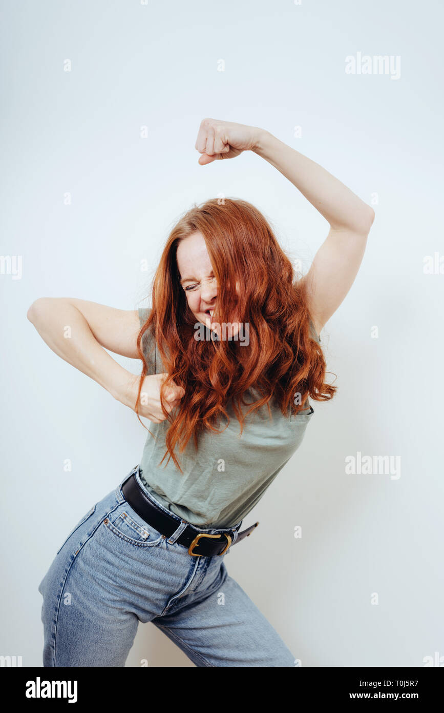 Exuberant dancing hi-res stock photography and images - Alamy
