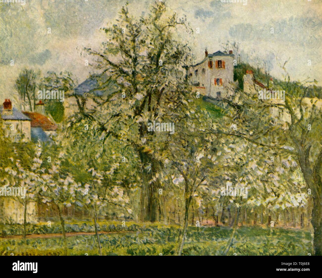 'Kitchen-Garden with Flowering Fruit-Trees', 1877, (1939). Creator ...