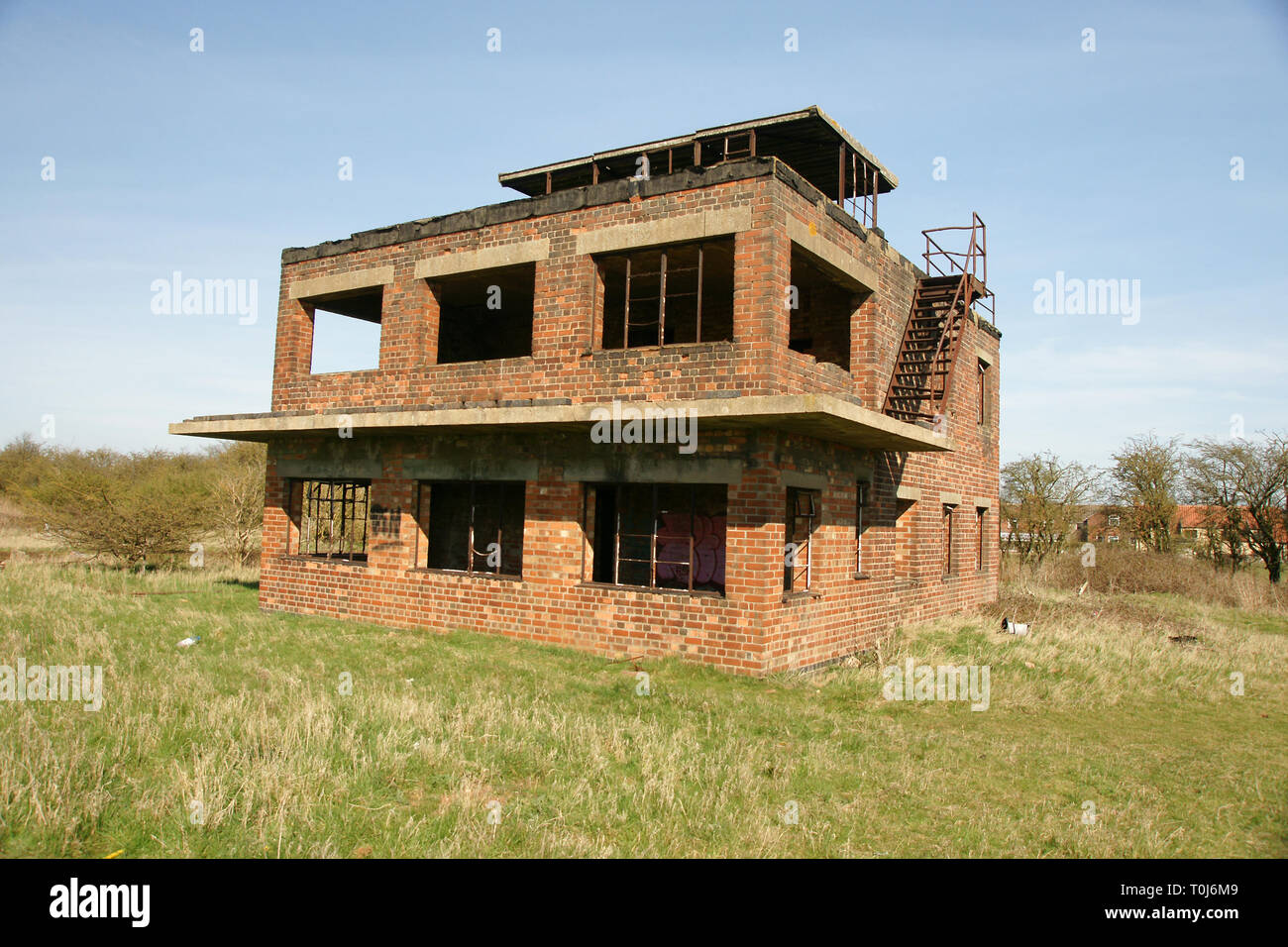 Restored world war ii air traffic control tower hi-res stock ...
