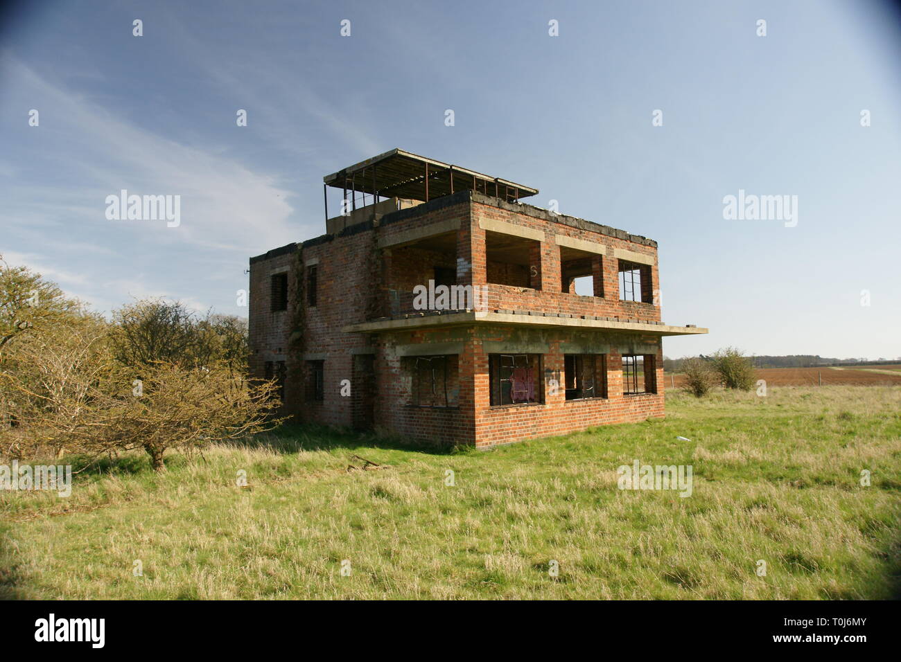 Restored world war ii air traffic control tower hi-res stock ...