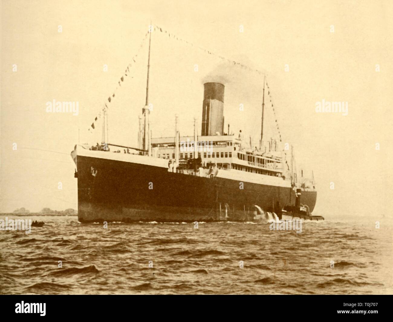 'The Minnewaska (Atlantic Transport Line), 21,716 Tons', c1930. Creator ...