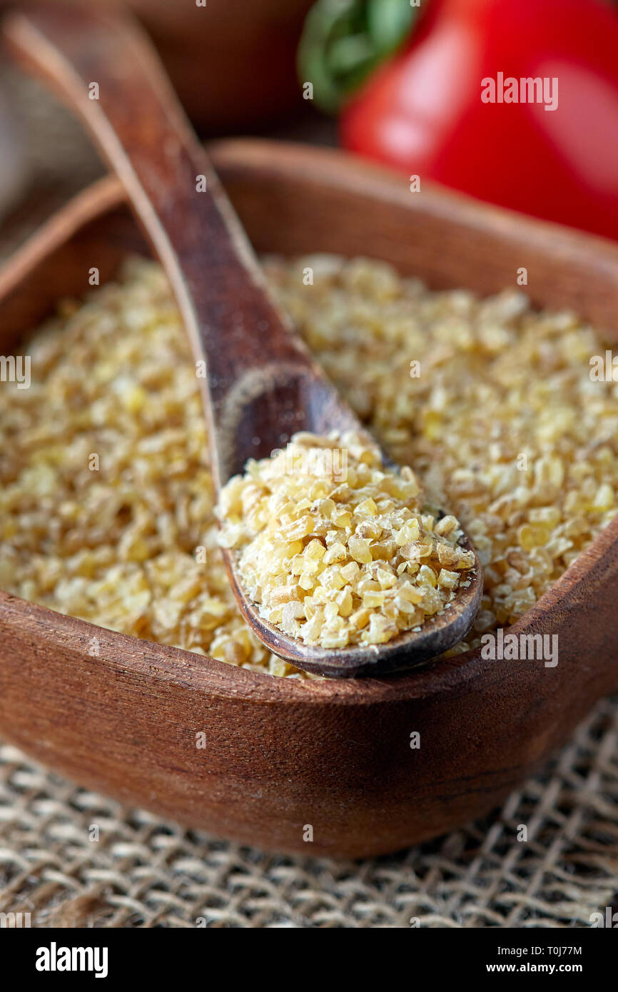 Bulgur uncooked hi-res stock photography and images - Alamy