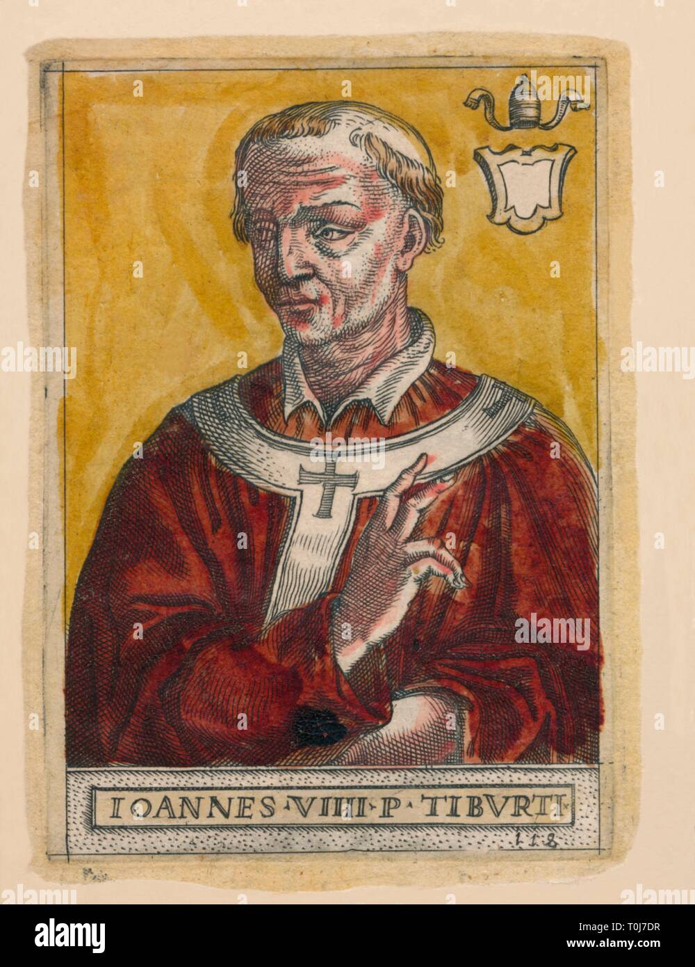 Pope John IX. Creator: Unknown Stock Photo - Alamy