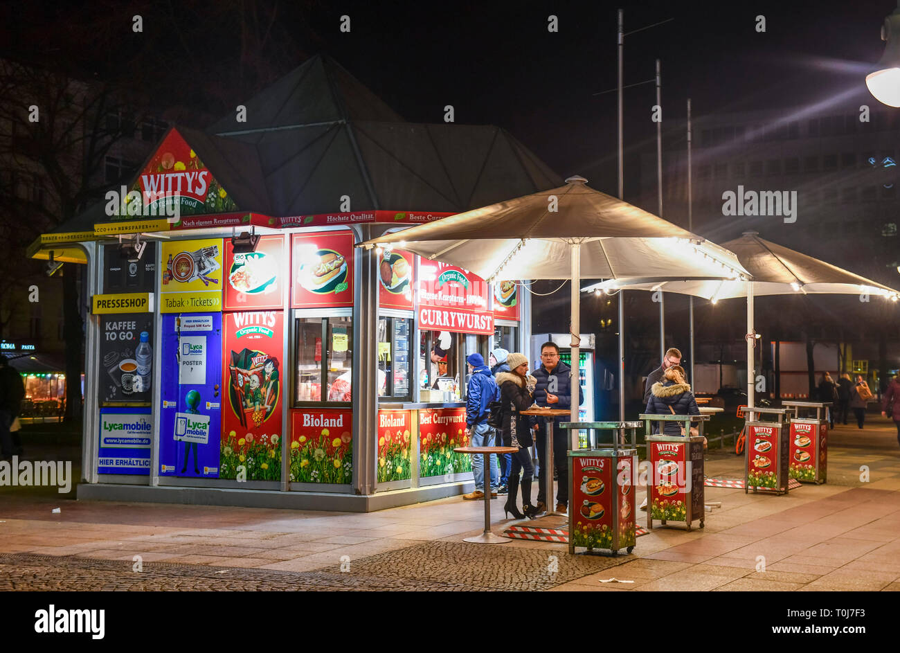 Witty's snack, Wittenberg place, beauty's mountain, Berlin, Germany ...