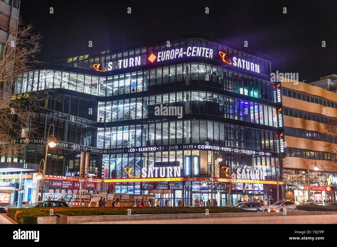 Saturn, European centre, Tauentzien, Charlottenburg, Berlin, Germany ...
