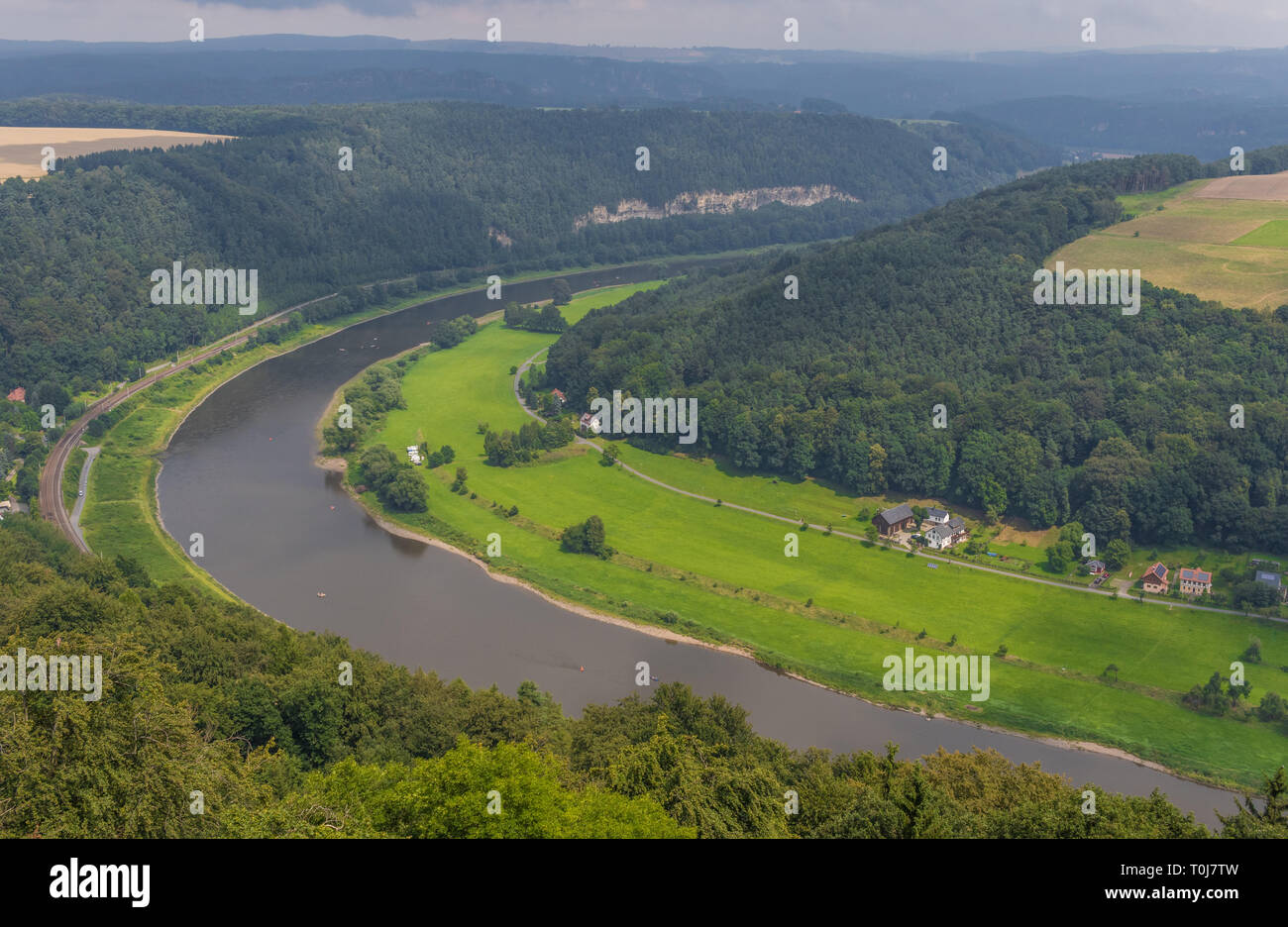 Elbe Valley, Germany - a Unesco World Heritage city in its Dresden ...