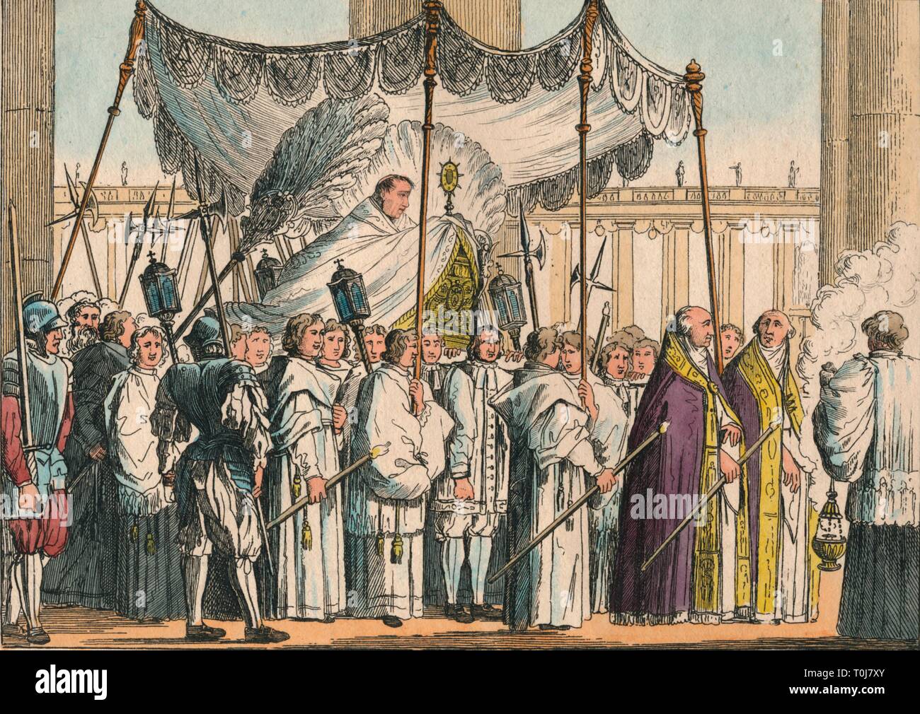 'Il Sommo Pontefice Leone XII', c1824. Creator: Unknown Stock Photo - Alamy