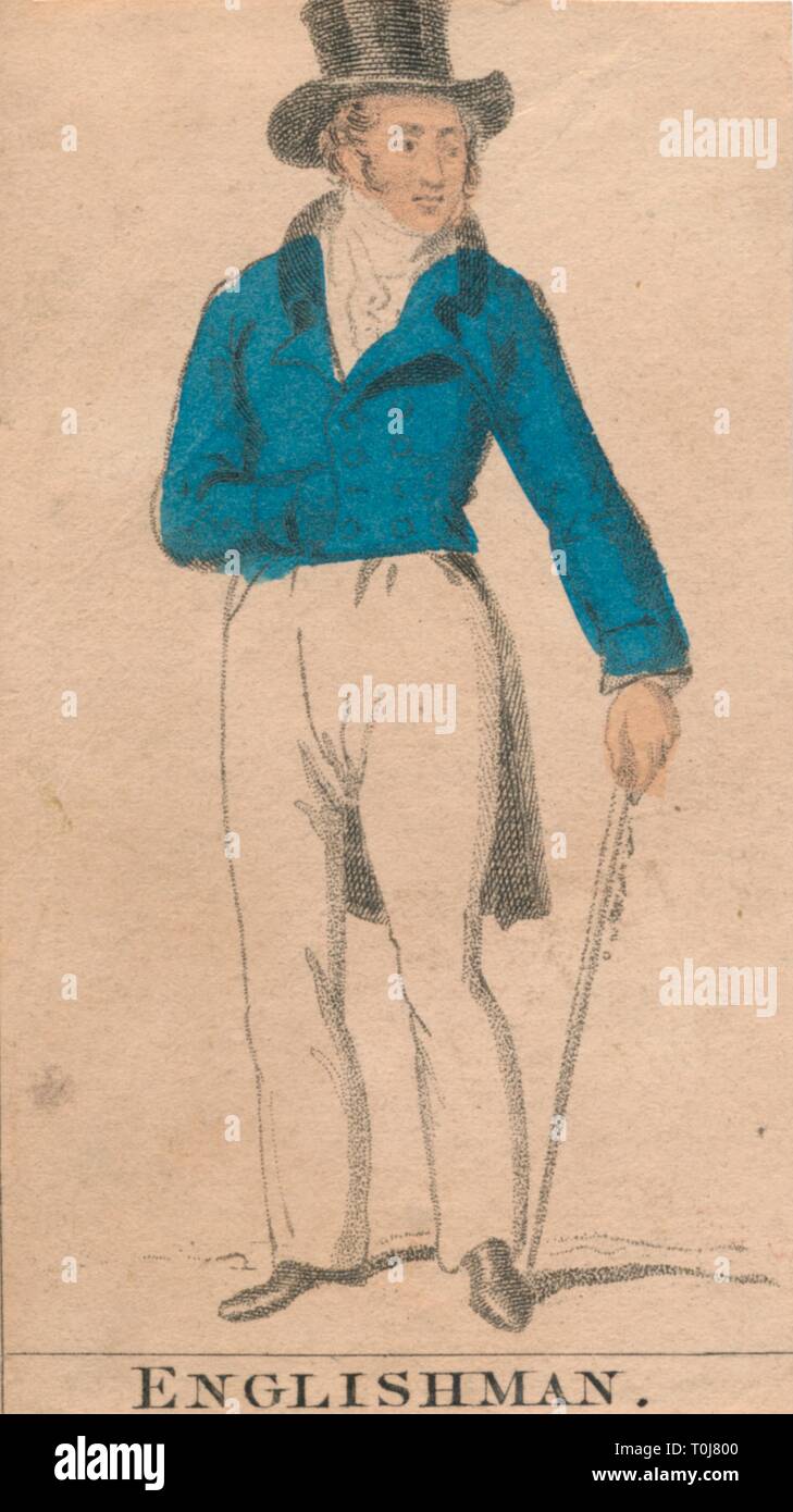 'Englishman', early 19th century. Creator: Unknown Stock Photo - Alamy