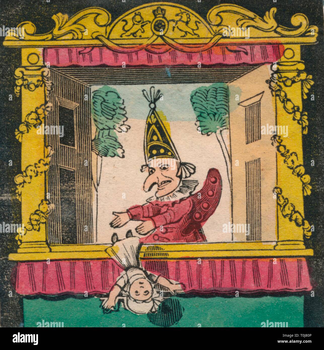 Punch dropping the baby, late 18th-early 19th century? Creator: Unknown ...