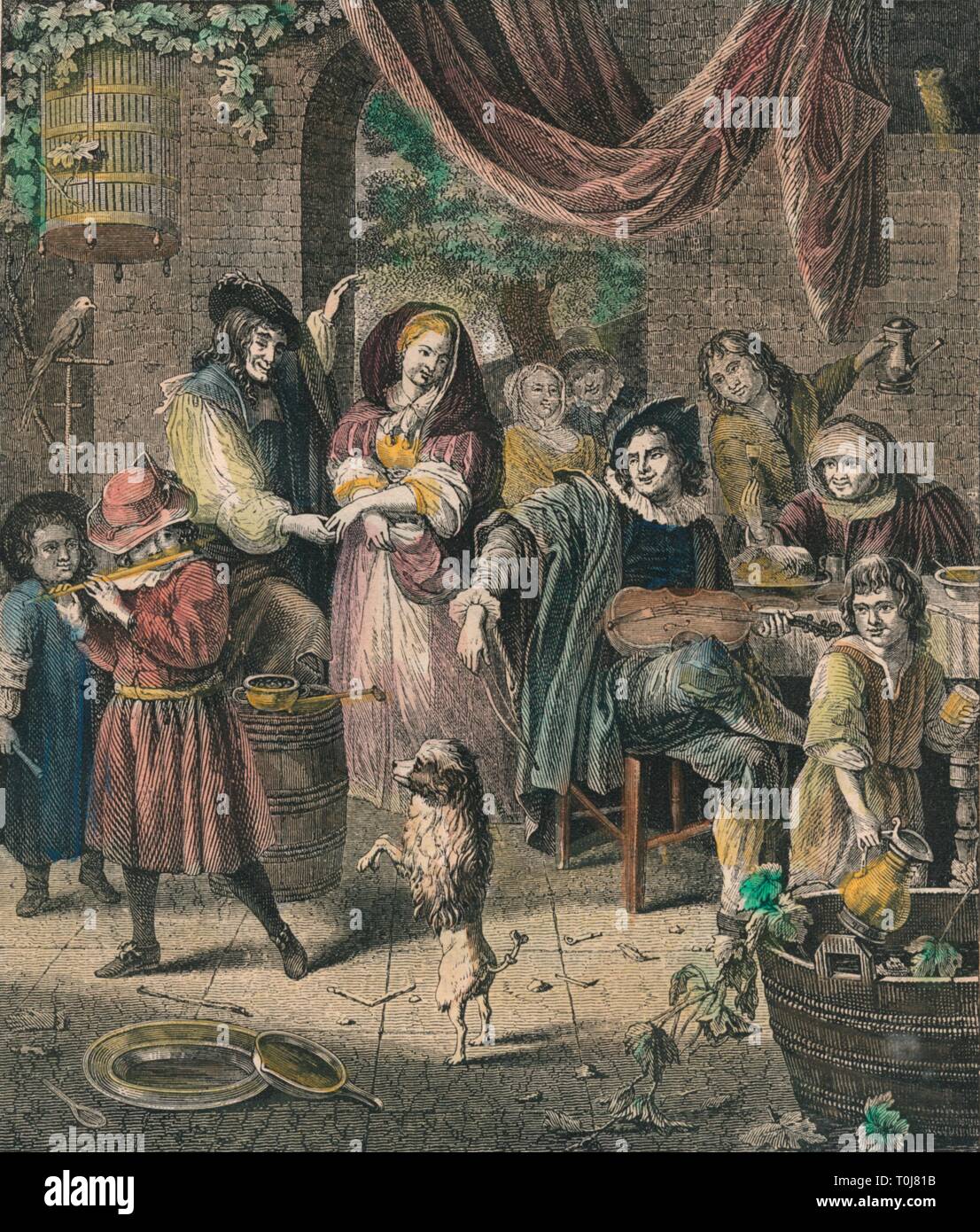 'The Dancing Dog', 19th century. Creator: Unknown Stock Photo - Alamy