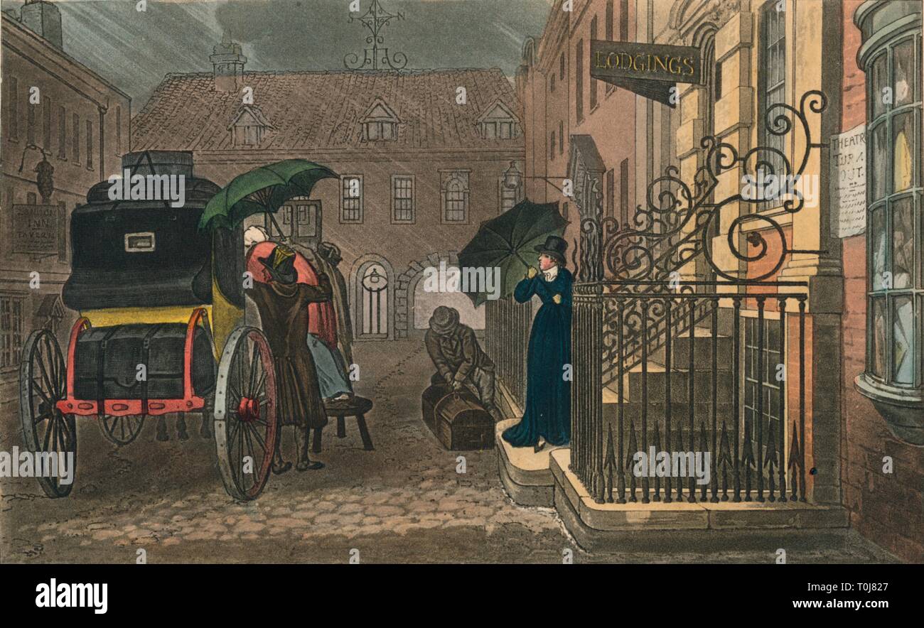 'The Departure', 1813. Creators: Joseph Constantine Stadler, Thomas ...