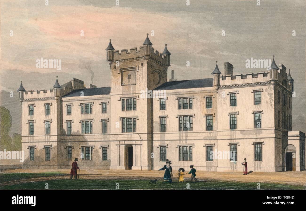'Gillespie Hospital, Edinburgh', 1830. Creator: A Cruse Stock Photo - Alamy