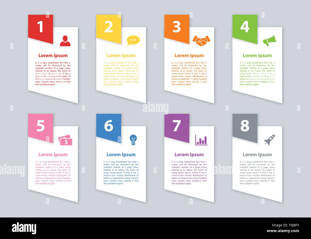 Vector infographics flow chart hi-res stock photography and images - Alamy