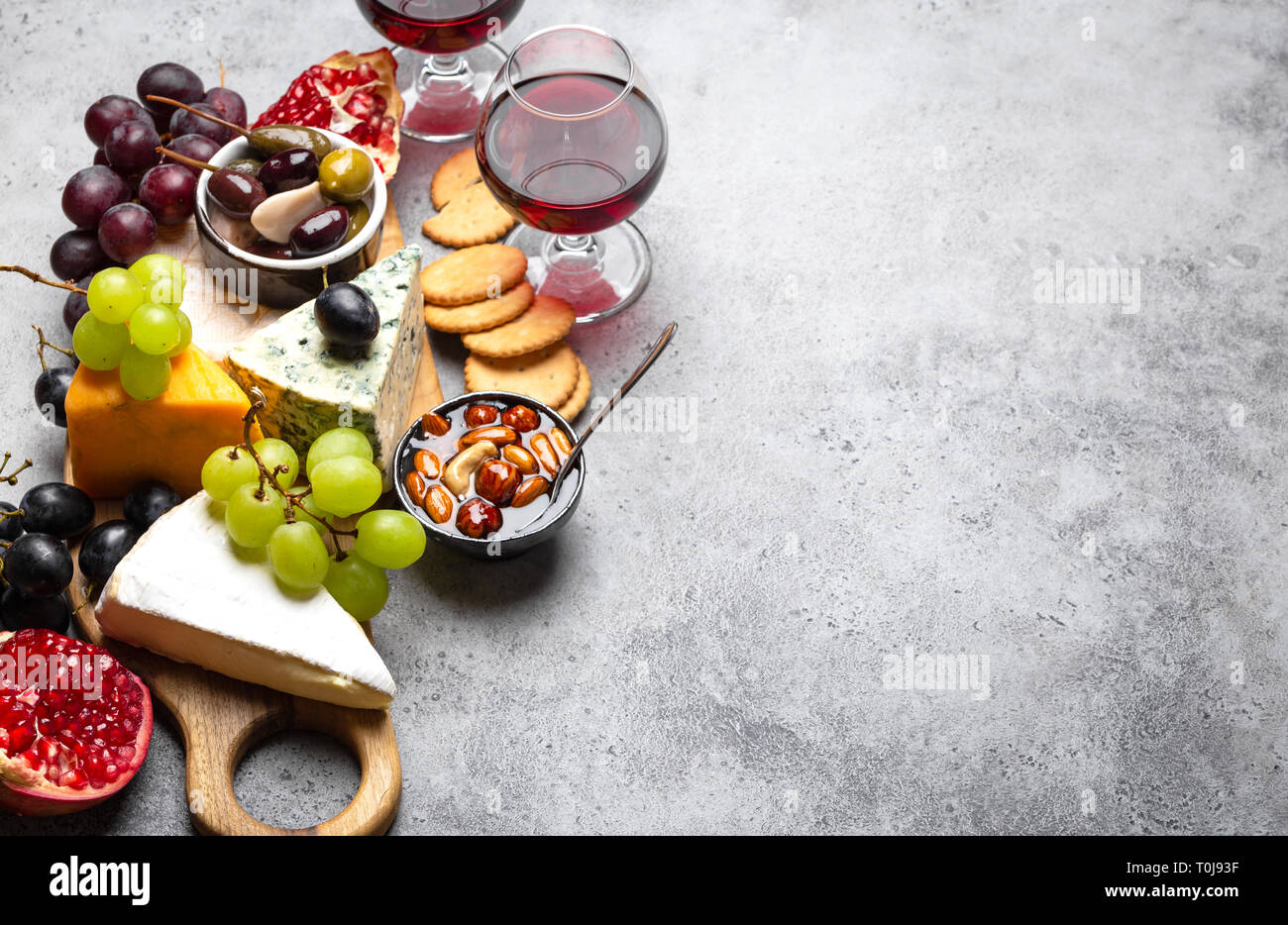 Variety buffet appetizers red hi-res stock photography and images - Alamy