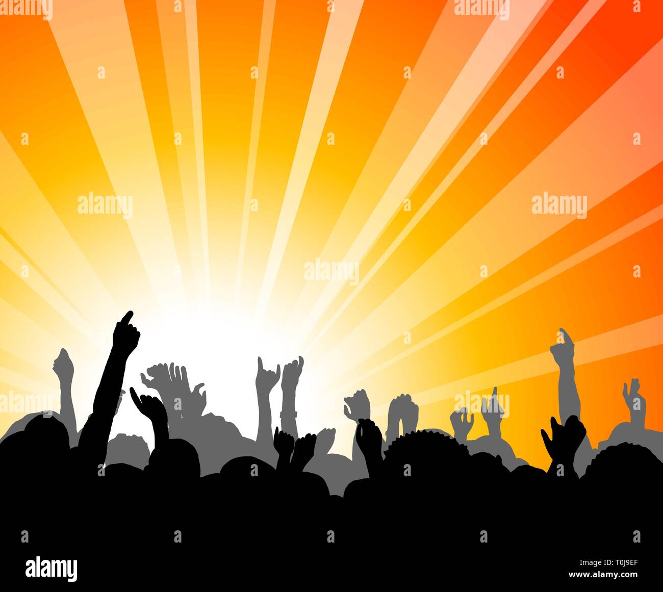 In the backlight Stock Vector Images - Alamy
