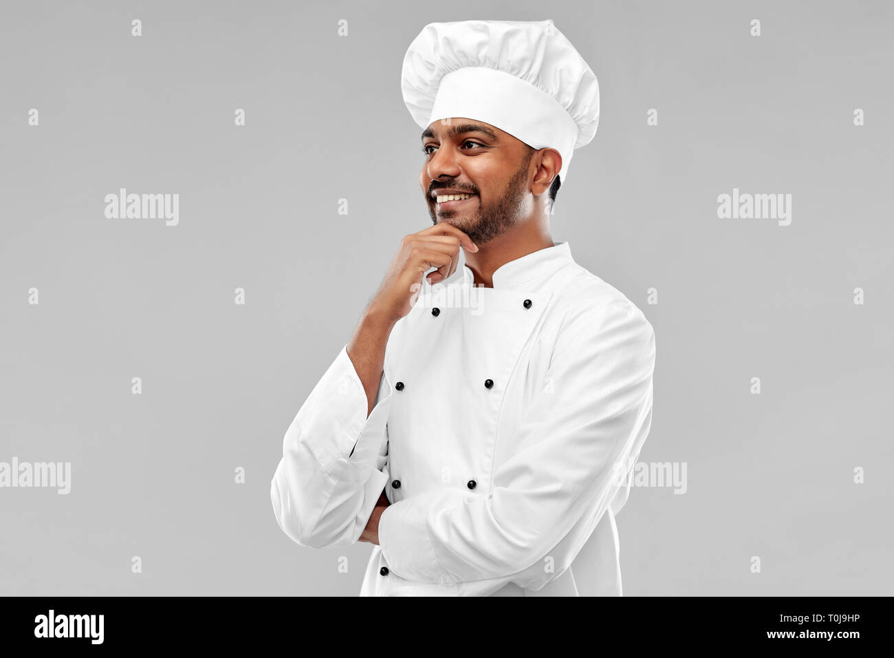 Indian young chef hi-res stock photography and images - Alamy