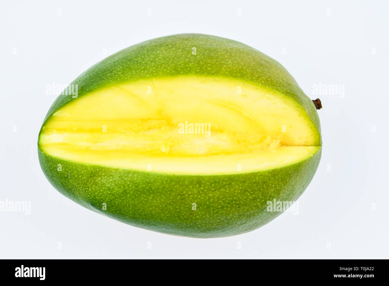 Green mango, studio admission, Grüne Mango, Studioaufnahme Stock Photo ...