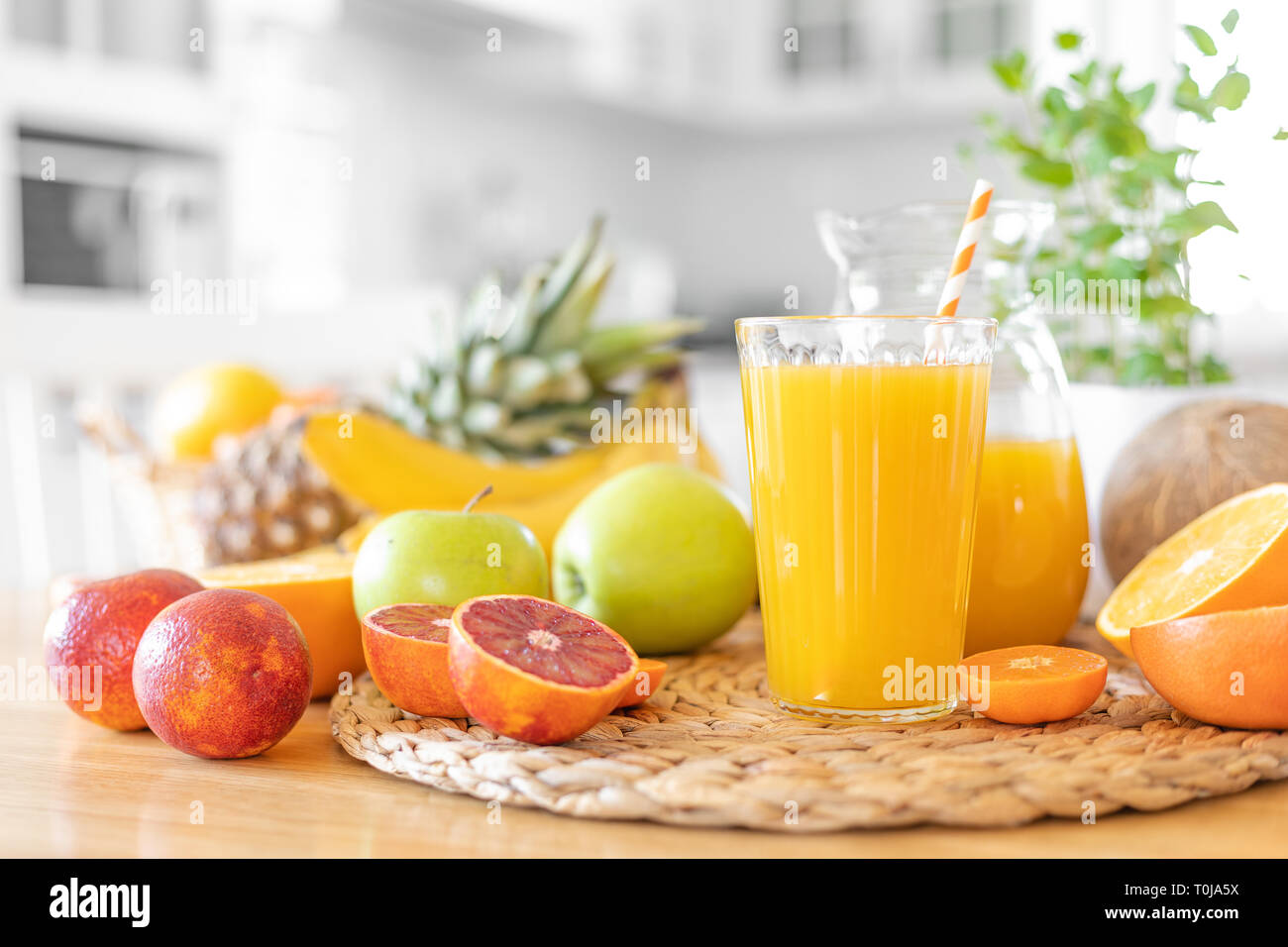 Multifruit juice hi-res stock photography and images - Alamy