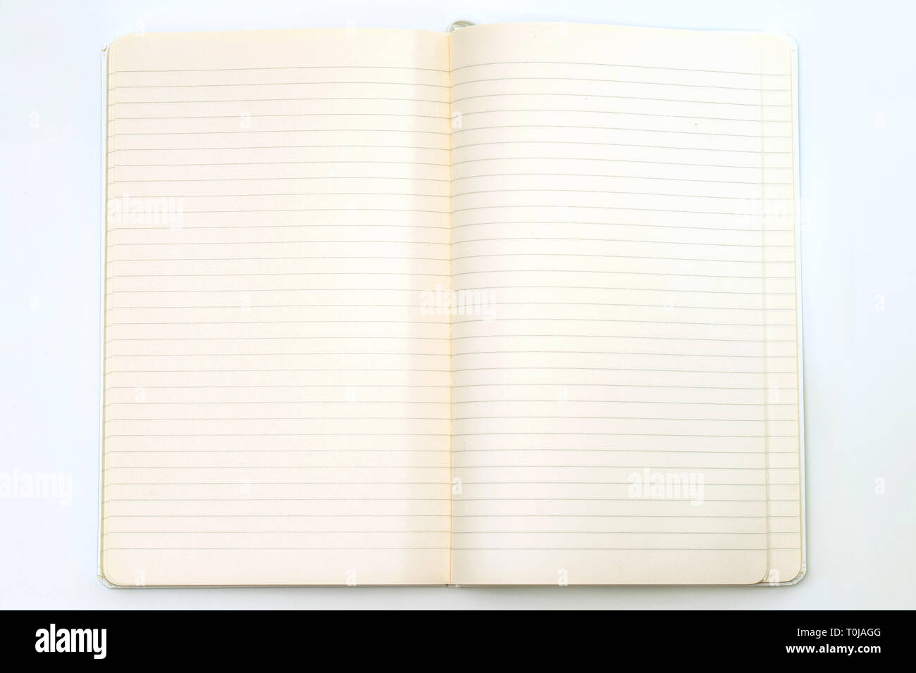Top view collection of notebook front Stock Photo - Alamy