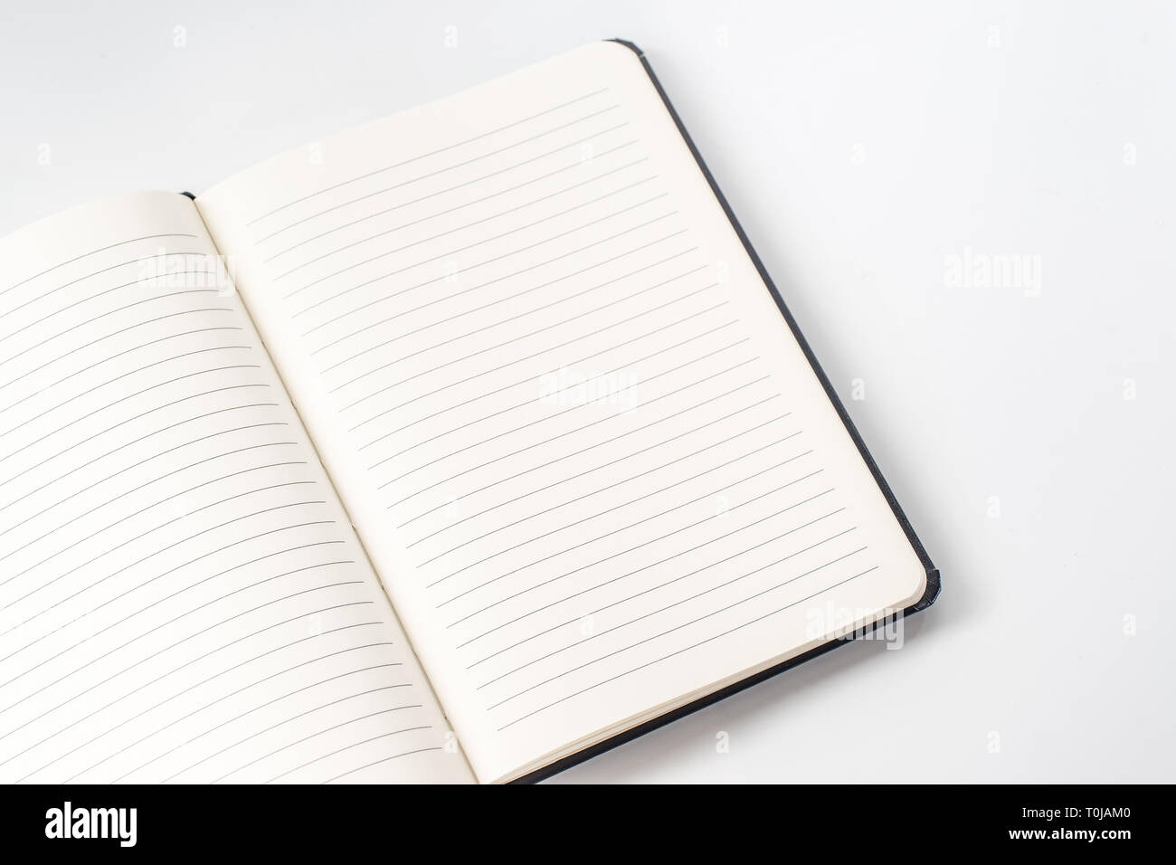 Top view collection of notebook front Stock Photo - Alamy