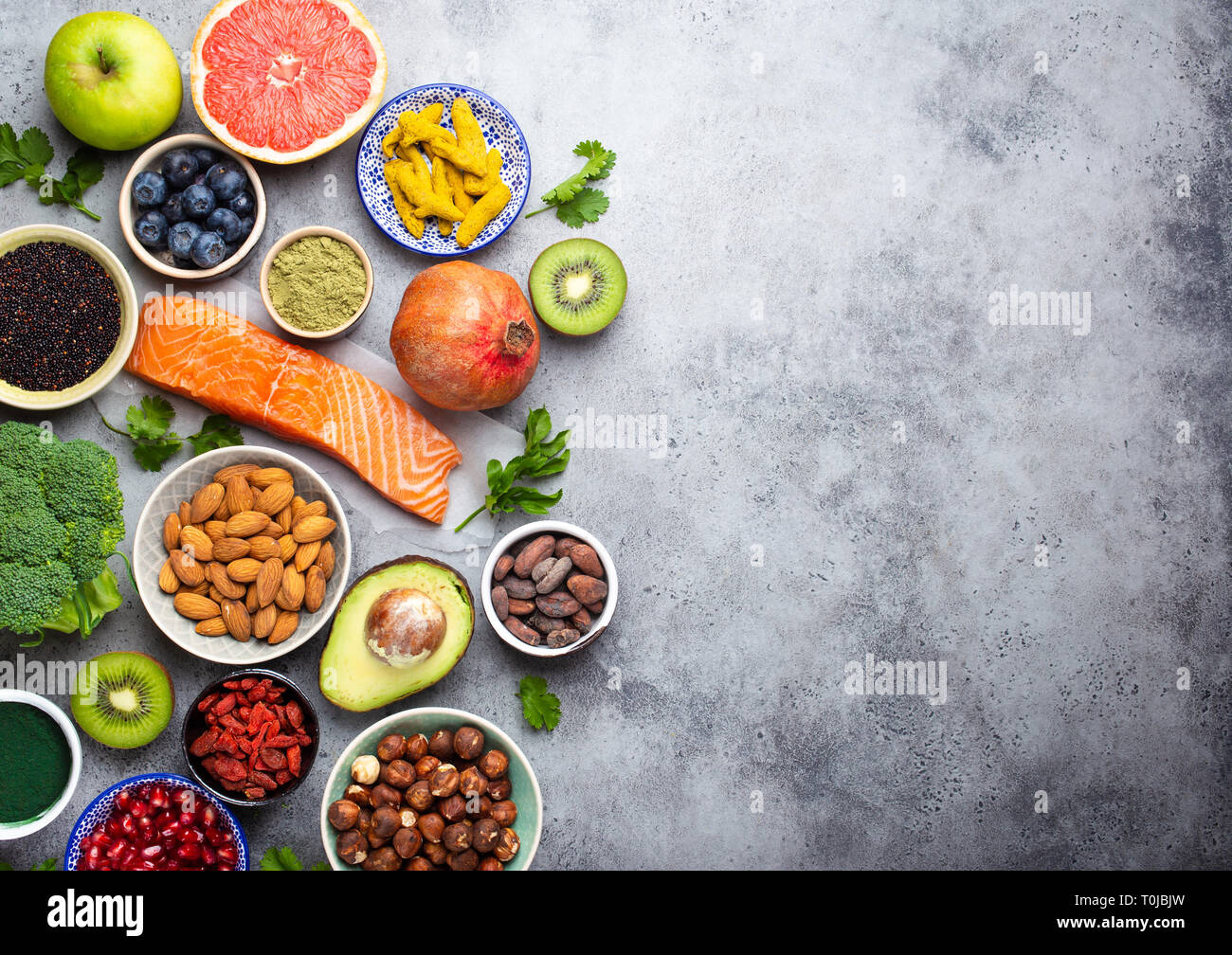 Superfoods menu hi-res stock photography and images - Alamy