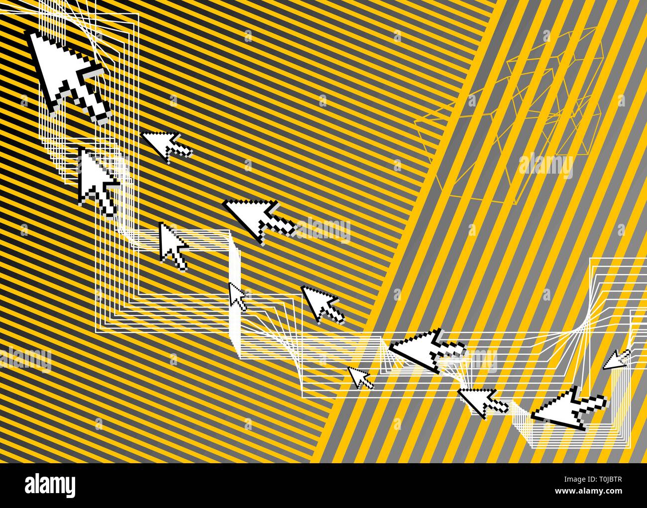 Computer mouse evolution Stock Vector Images - Alamy