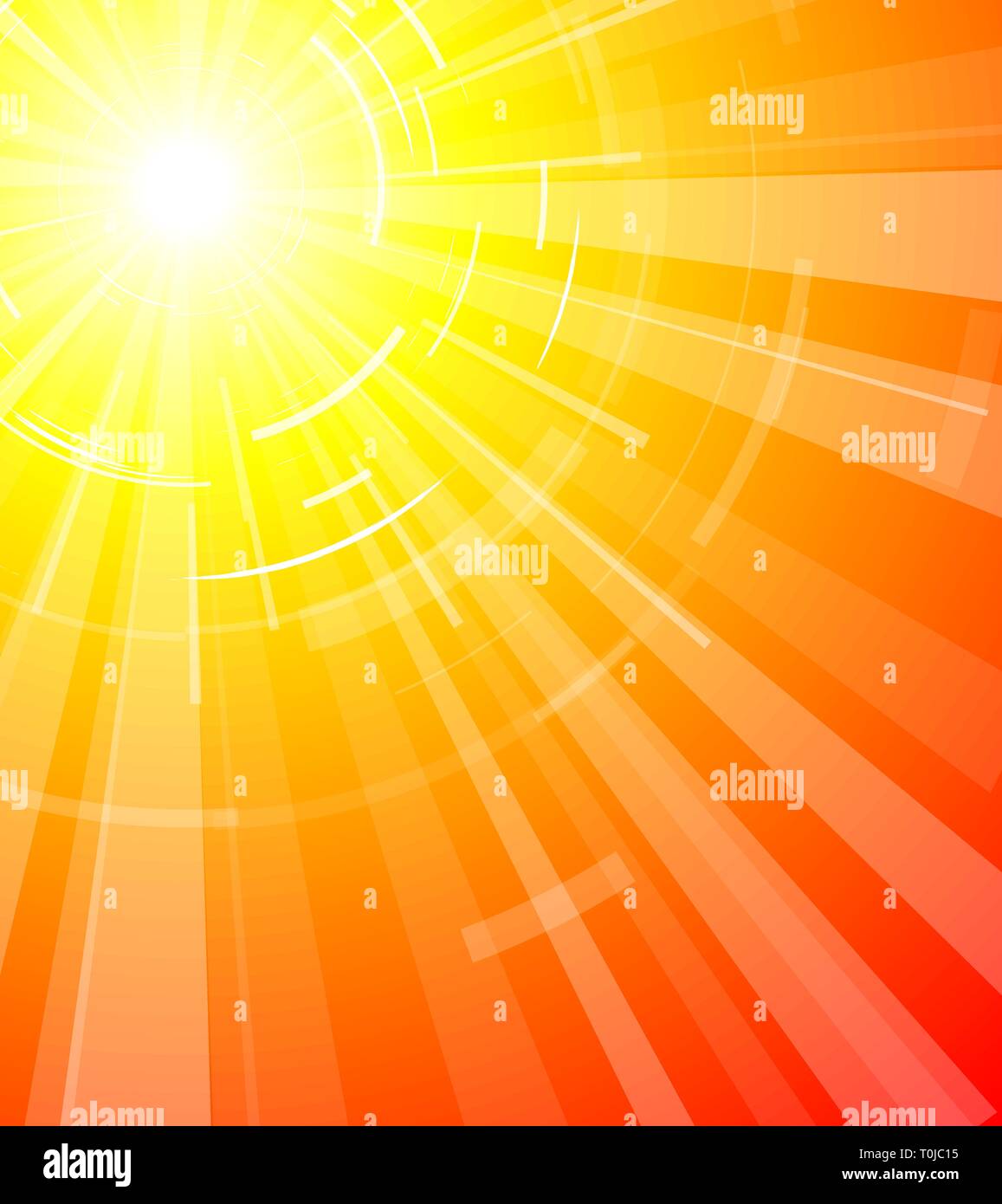 The hot summer sun - very hot background Stock Vector Image & Art - Alamy