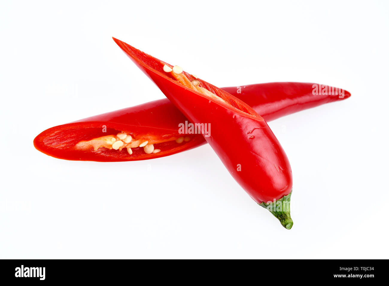 Chilli cut open hi-res stock photography and images - Alamy