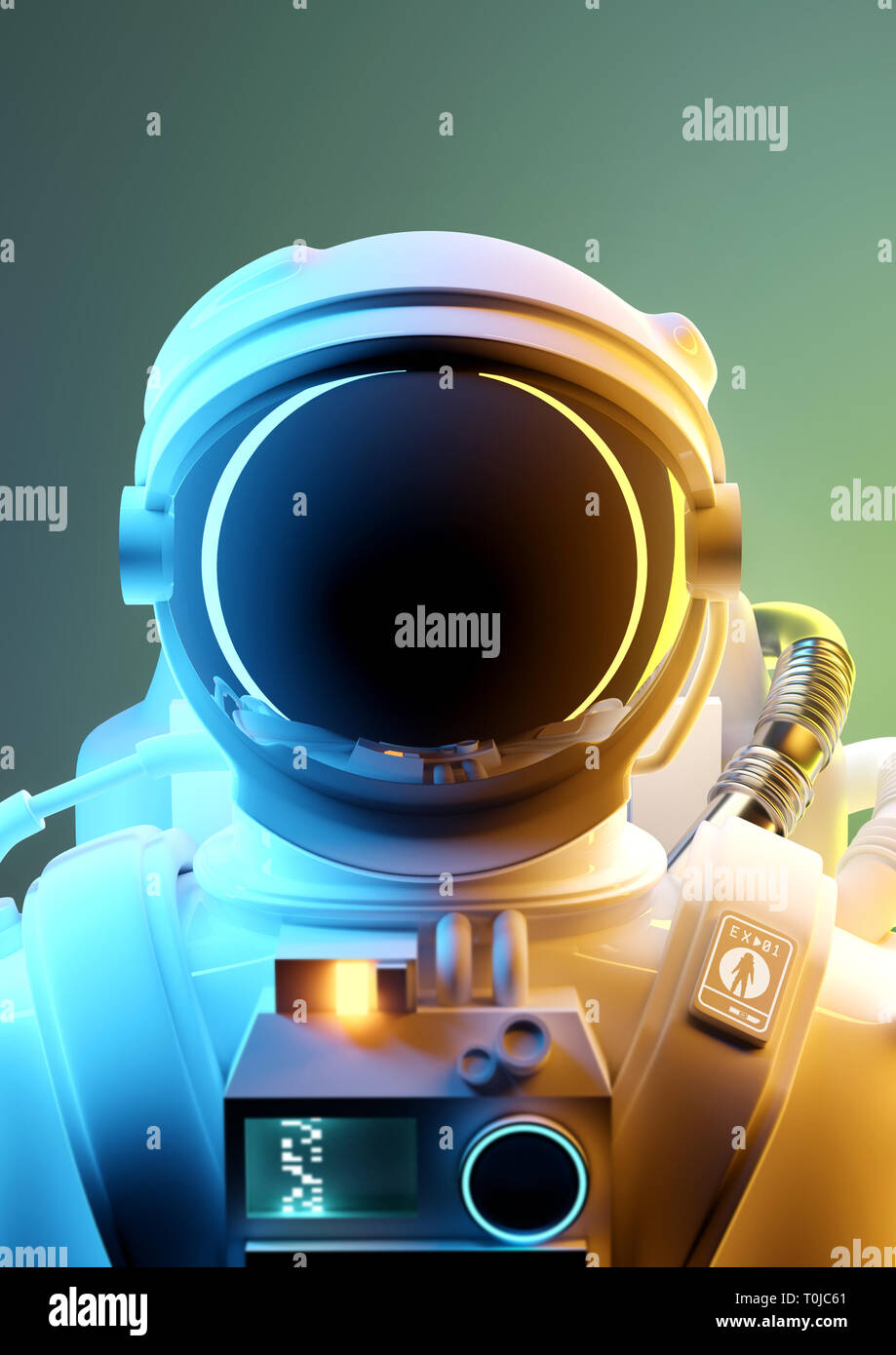 Astronaut helmet reflection hi-res stock photography and images - Alamy