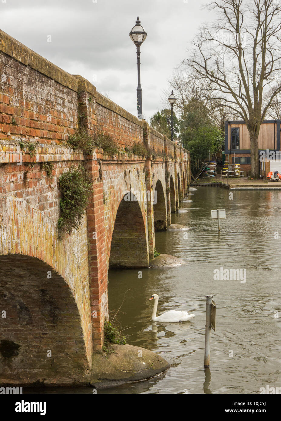Tramway Bridge in Stratford Upon Avon - England UK Stock Photo - Alamy