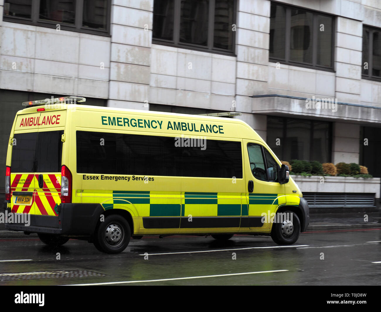 Emergency Ambulance vehicle, London, England, UK Stock Photo - Alamy
