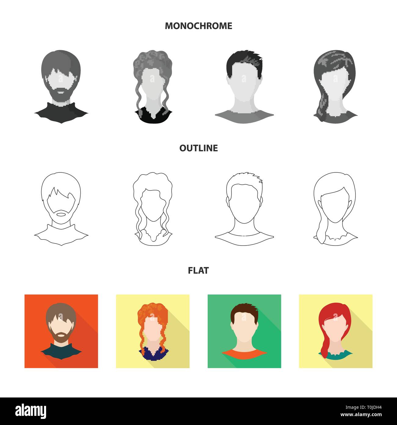 Vector design of professional and photo icon. Set of professional and ...