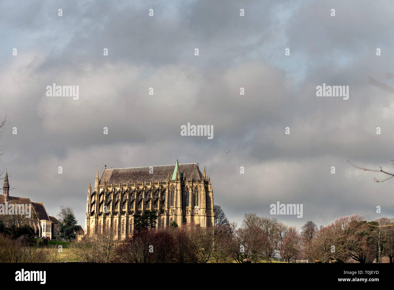 Lancing College Chapel in West Sussex Stock Photo - Alamy