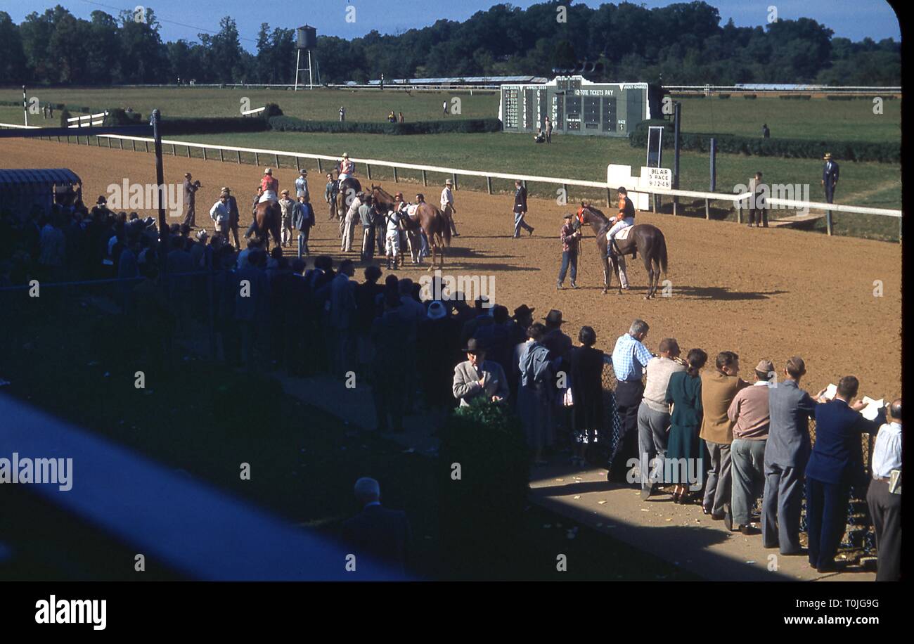 Spectators watching horse race hi-res stock photography and images - Alamy