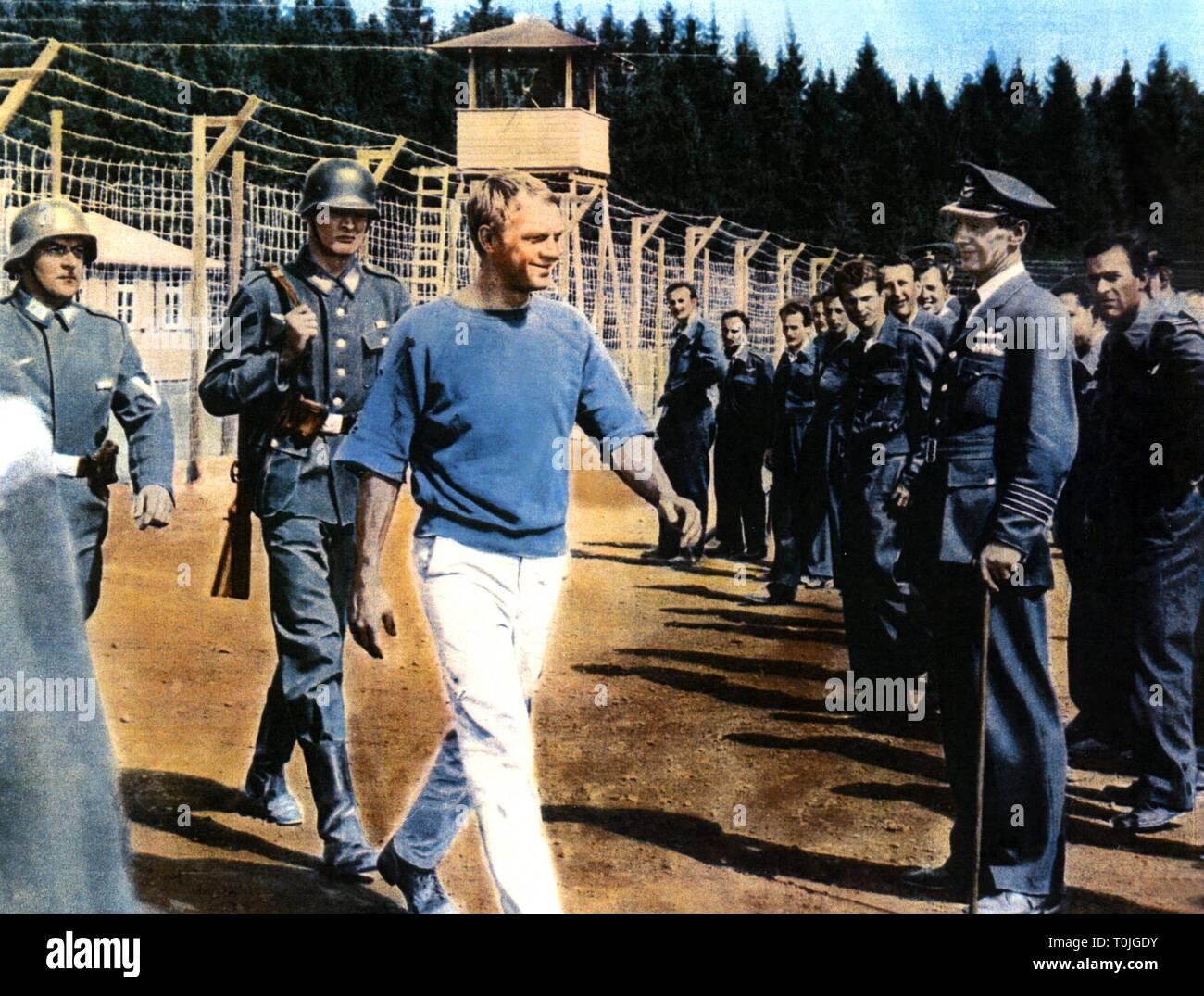 STEVE MCQUEEN, THE GREAT ESCAPE, 1963 Stock Photo - Alamy