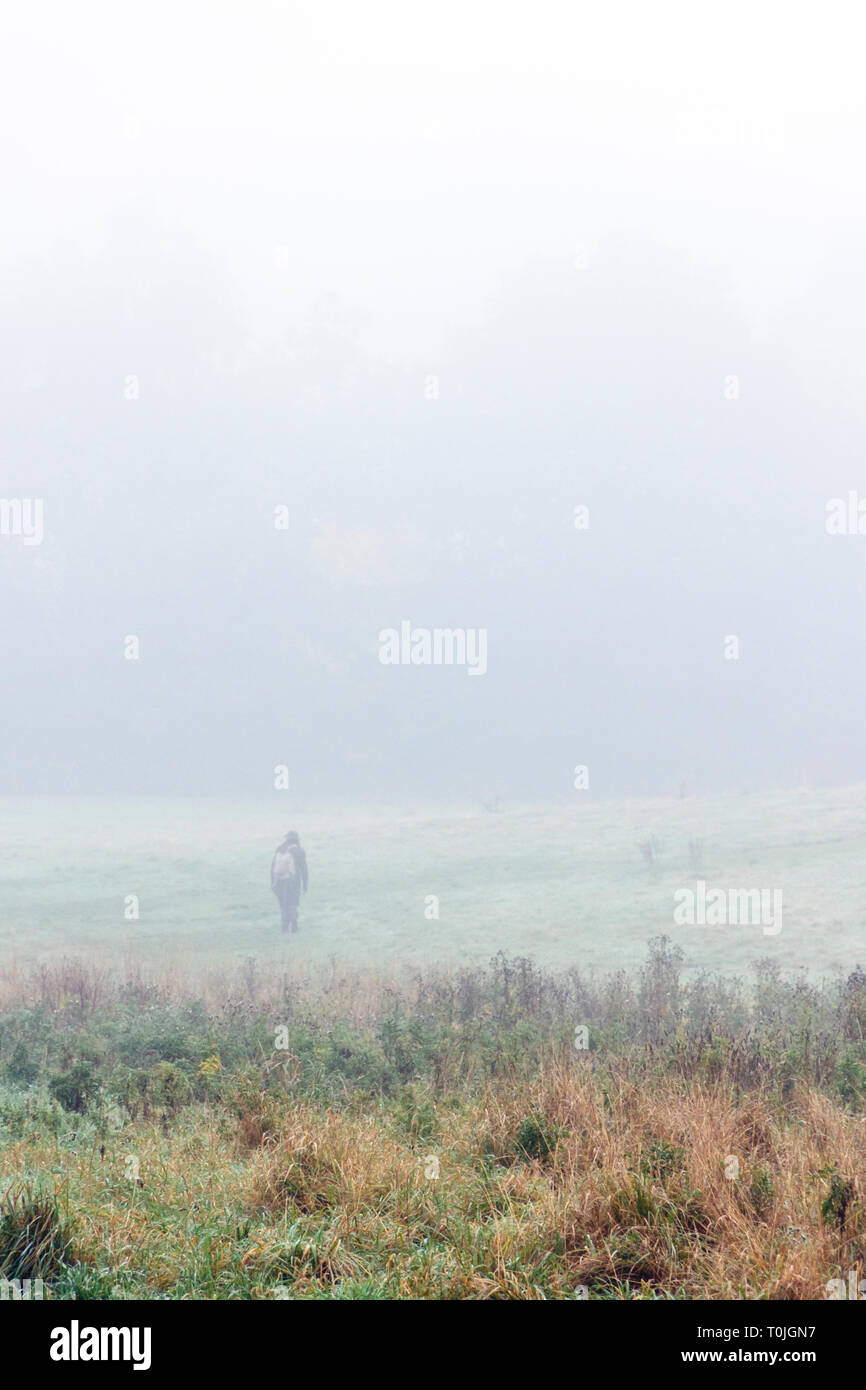 Ghostly figure mist hi-res stock photography and images - Alamy