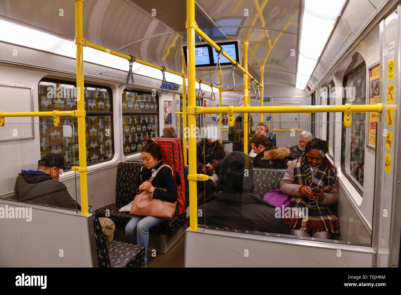 Underground, Berlin, Germany, U-Bahn, Deutschland Stock Photo - Alamy