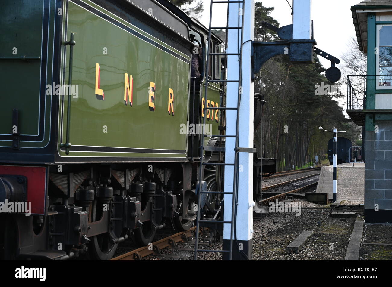 Lner b12 8572 steam locomotive hi-res stock photography and images - Alamy