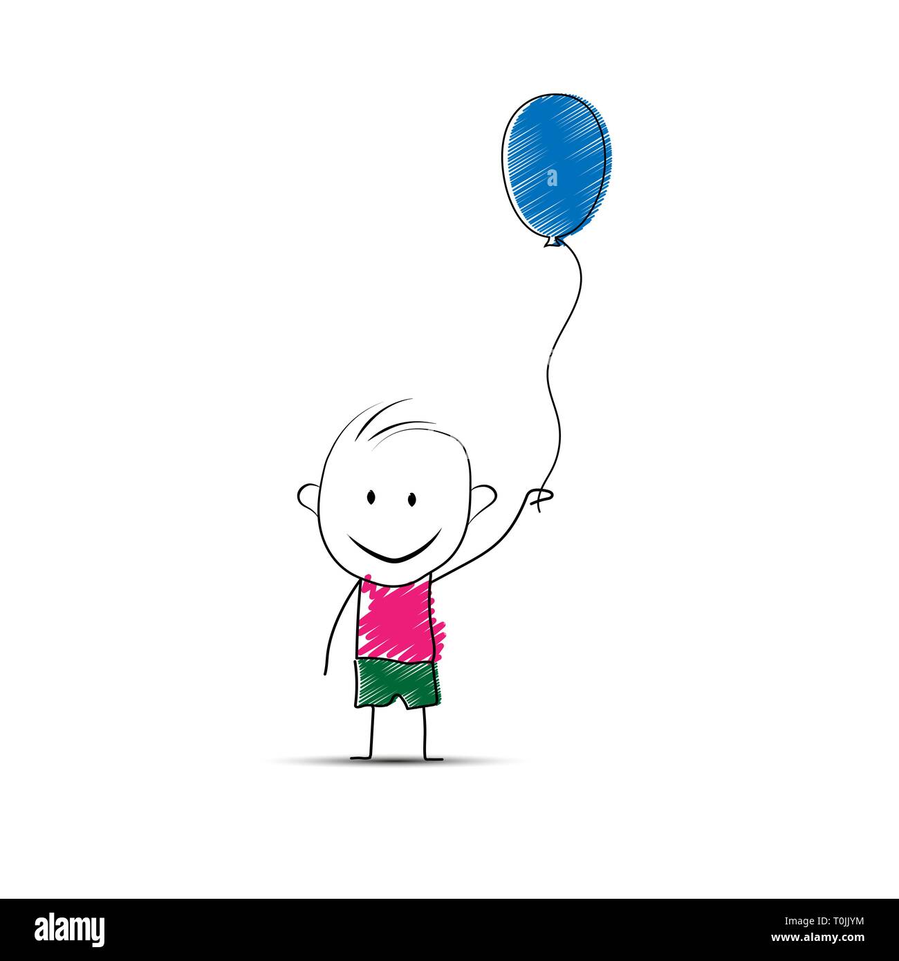 Funny balloon man shape hi-res stock photography and images - Alamy