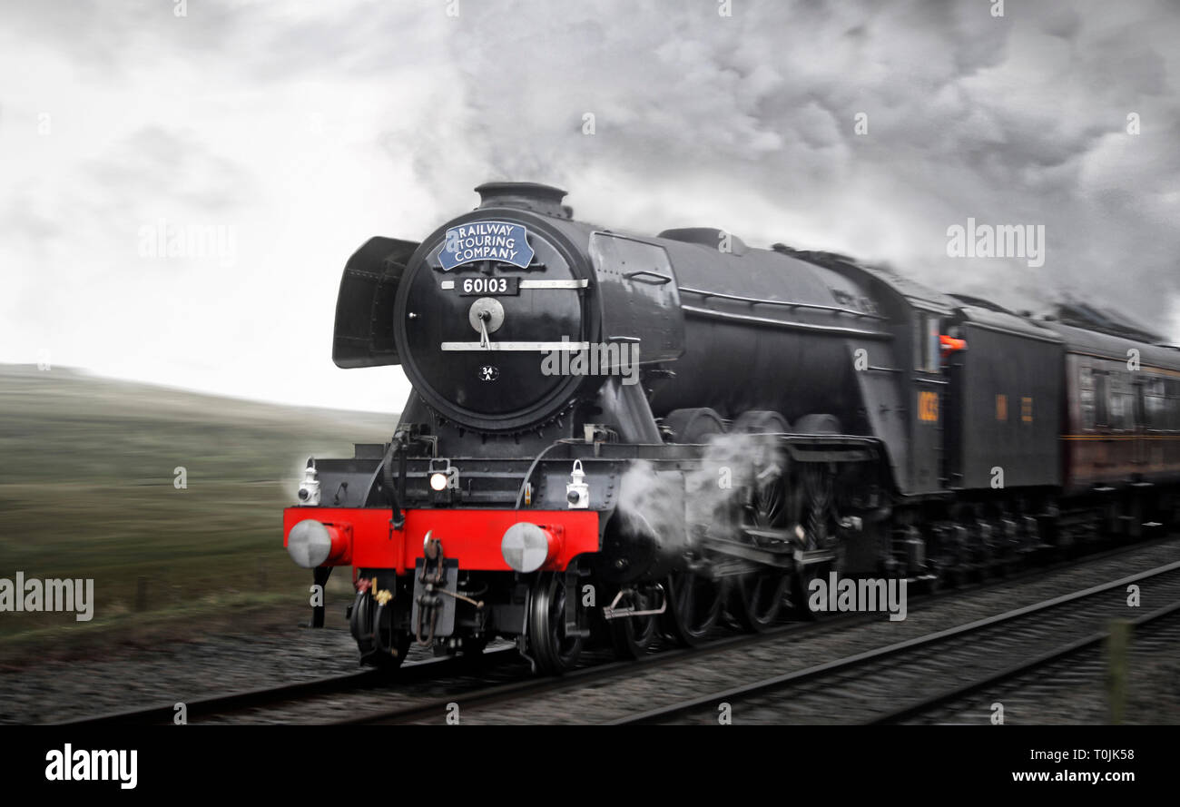 Flying scotsman steam train hi-res stock photography and images - Alamy