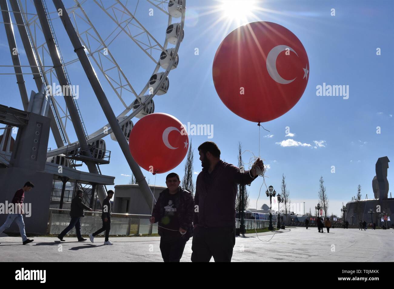 Ankara, Turkey. 20th Mar, 2019. A general view on the opening day of ...