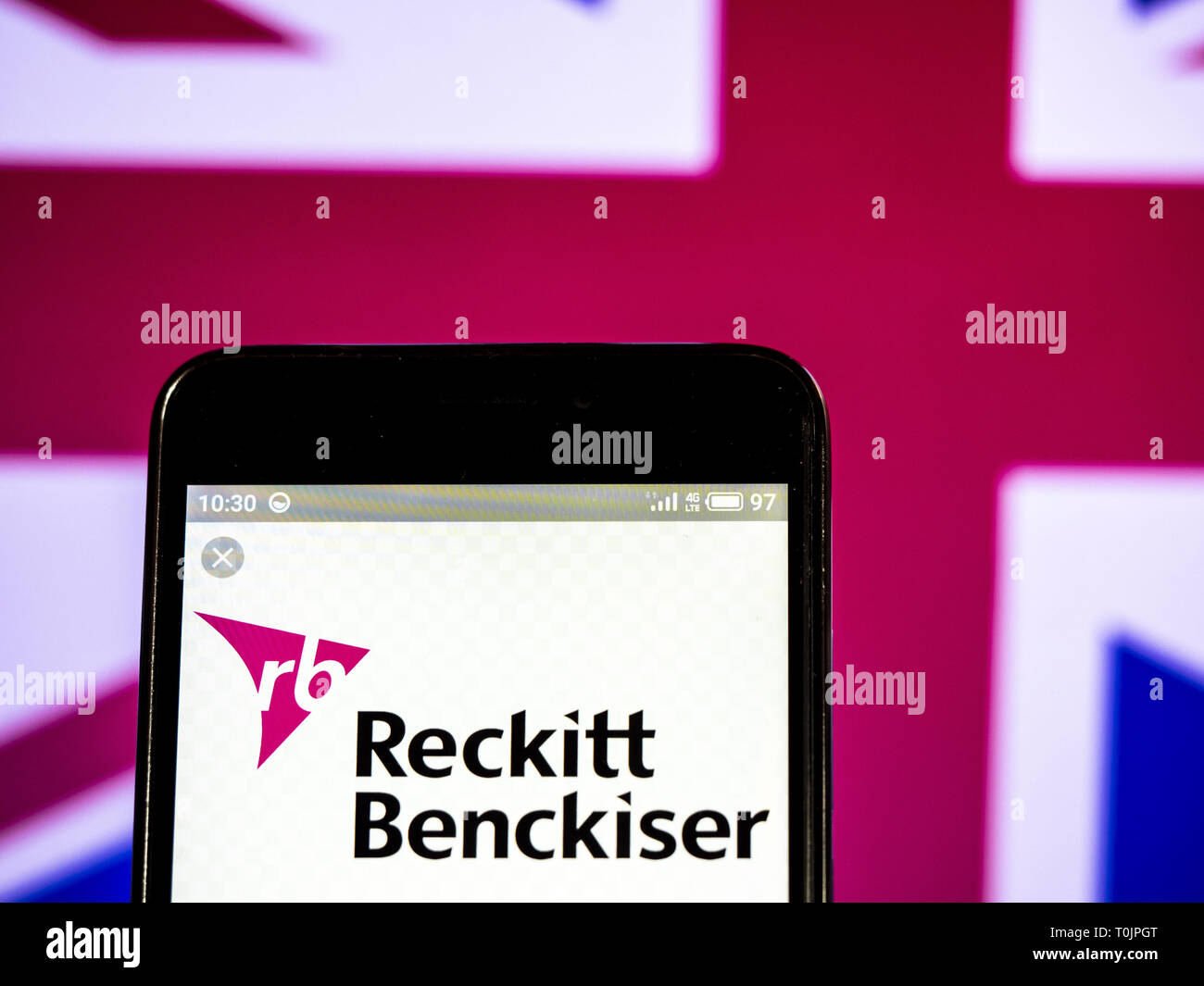 Reckitt benckiser logo hi-res stock photography and images - Alamy