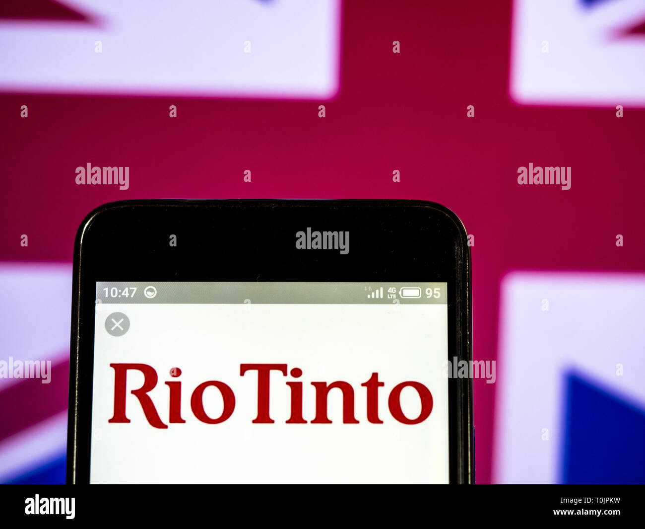 Rio tinto logo hi-res stock photography and images - Alamy