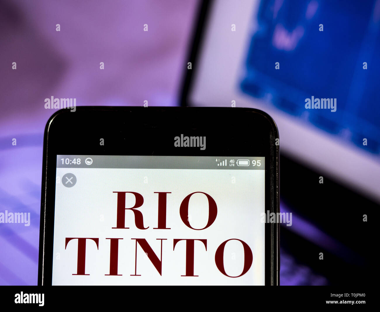Rio tinto logo hi-res stock photography and images - Alamy