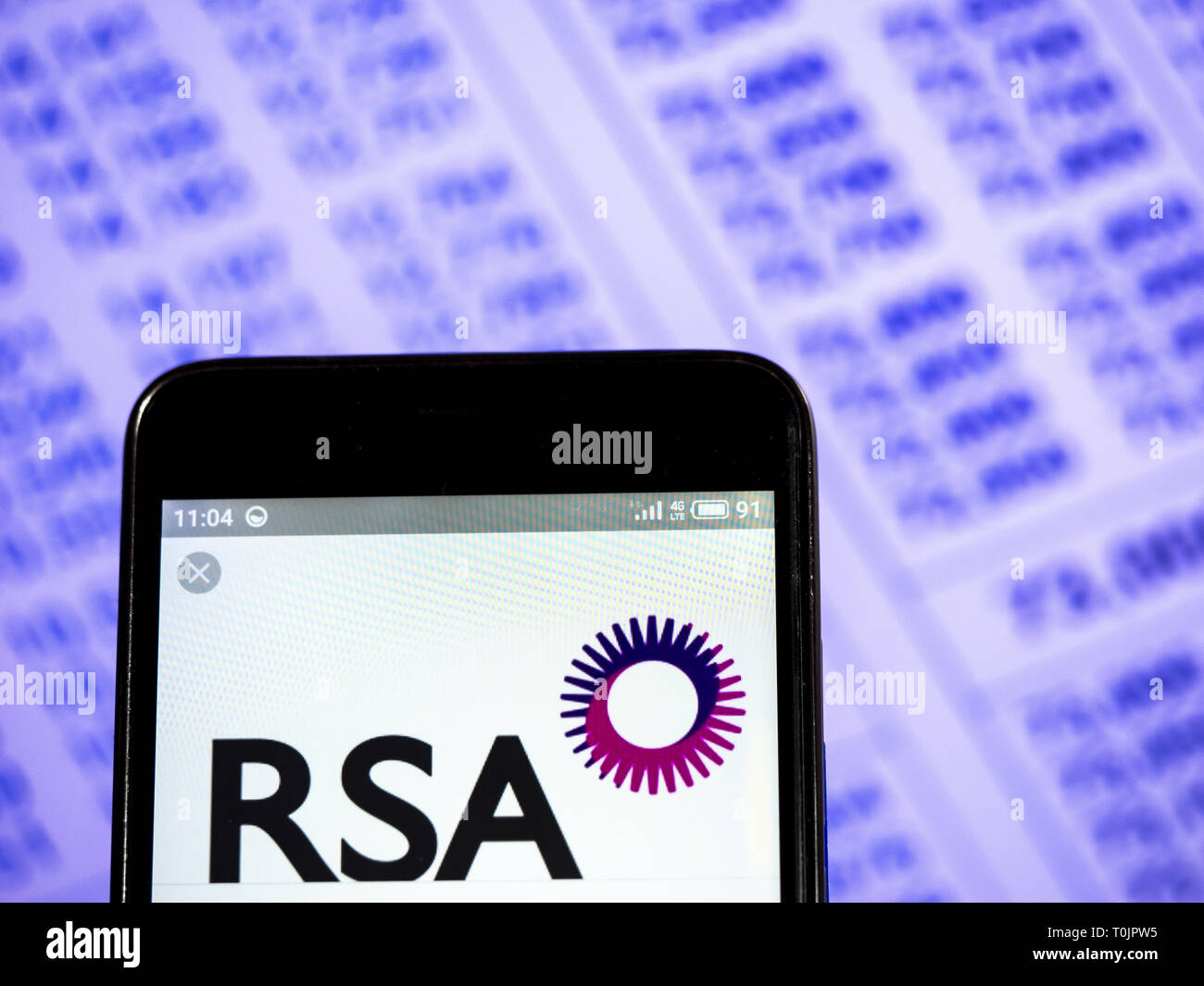 Rsa logo hi-res stock photography and images - Alamy