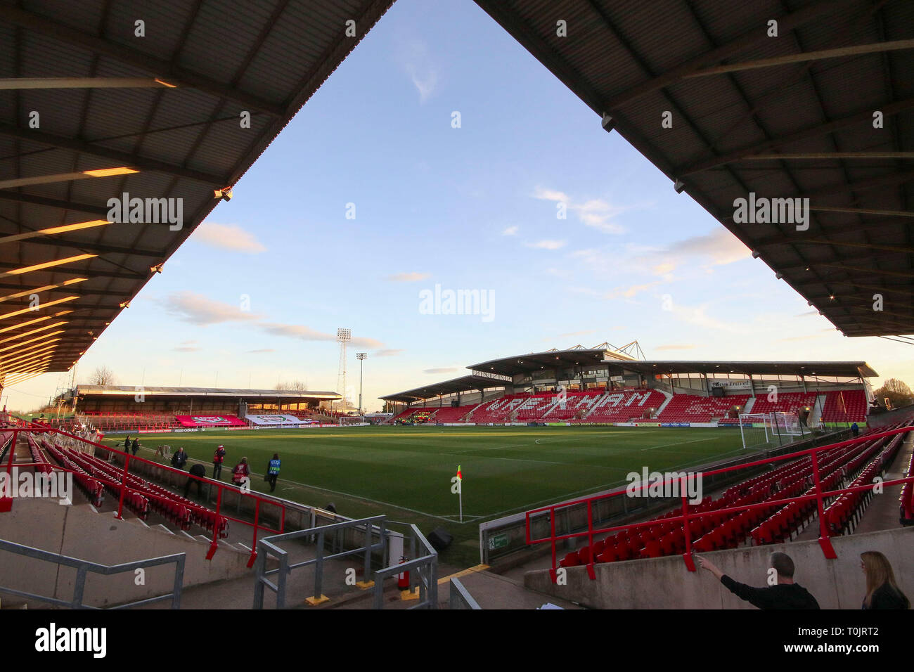 Wrexham racecourse stadium hi-res stock photography and images - Alamy