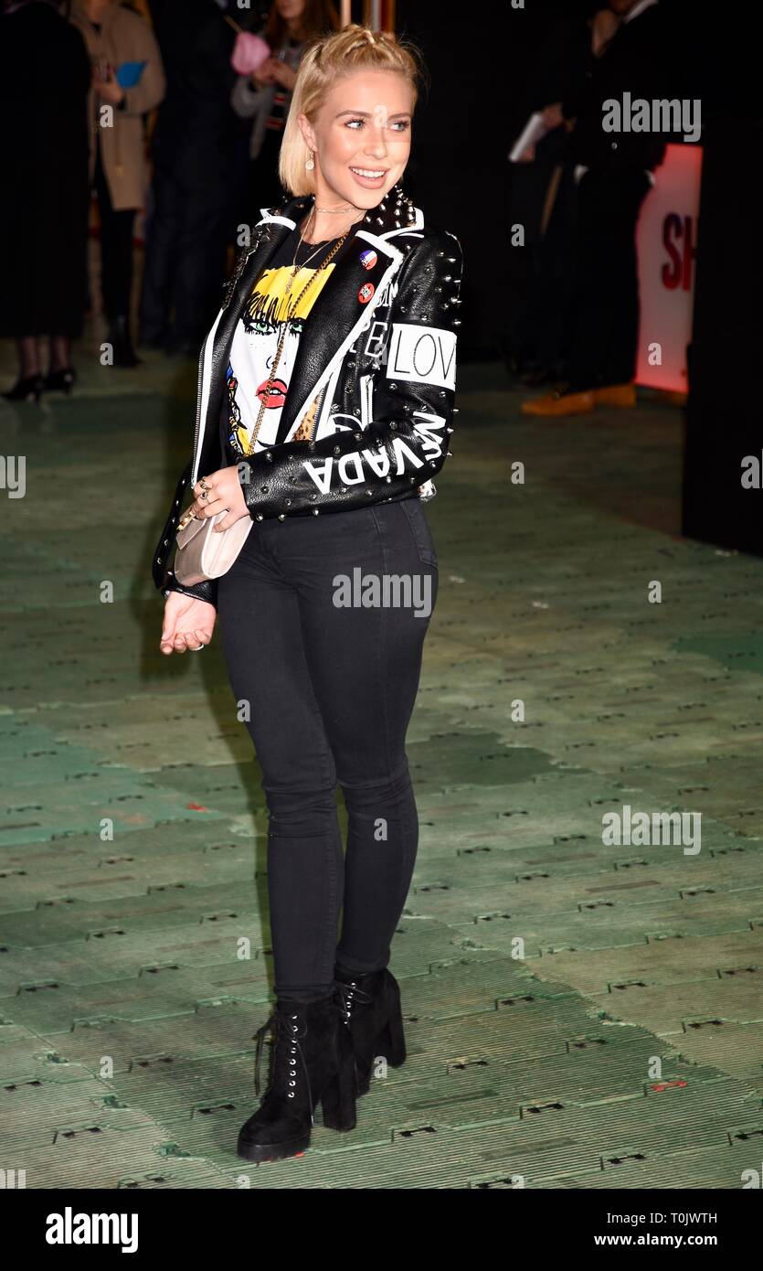 London, UK. 20th Mar, 2019. Gabby Allen, Shazam,Bernie Spain Gardens ...