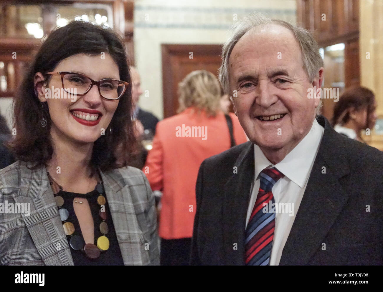 London, UK. 20th Mar, 2019. London, England. Dilly Keane, Layla Moran ...