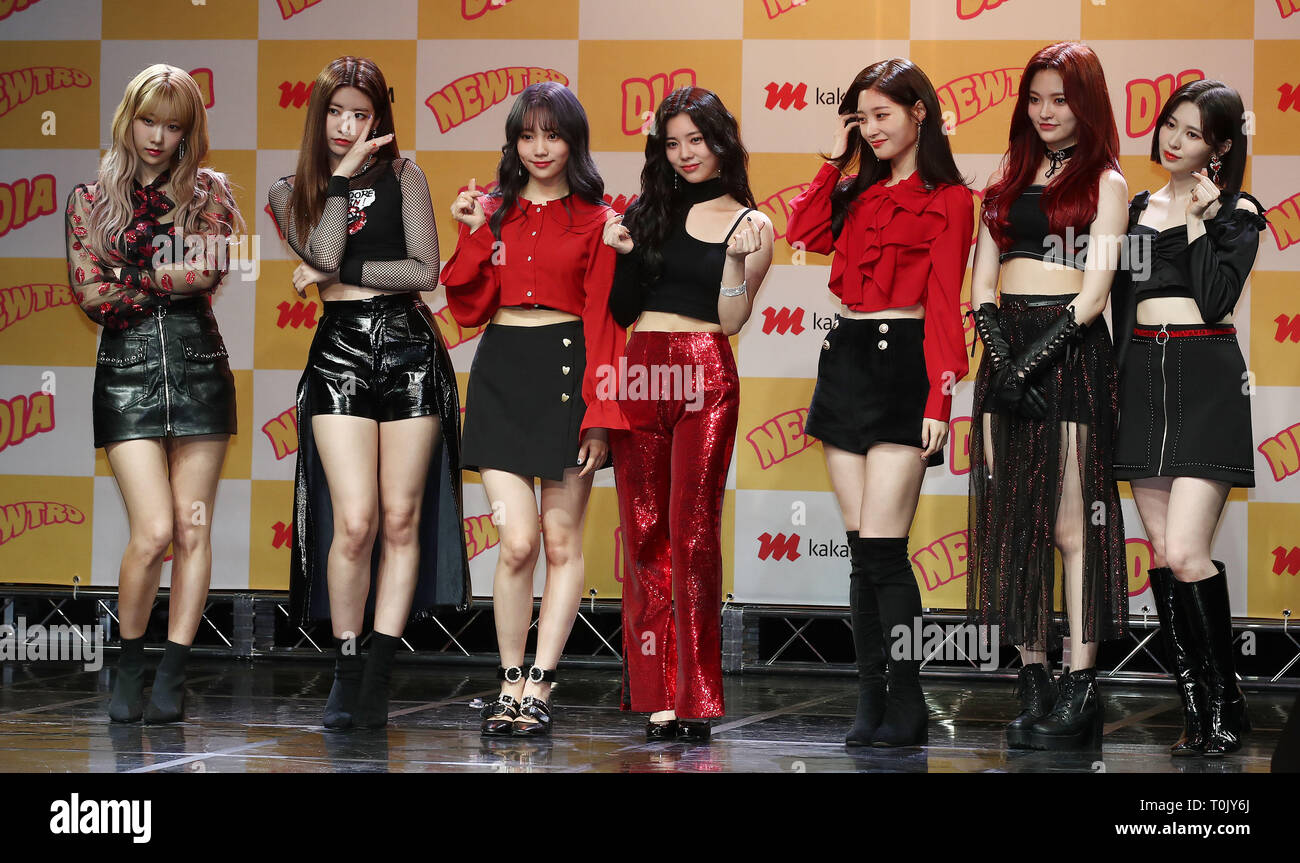 21st Mar, 2019. S. Korean girl group DIA South Korean girl group DIA ...